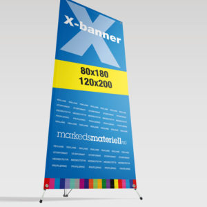 X-Banner Stativ Display fra kun 1 090,- pr stk - Rask levering!